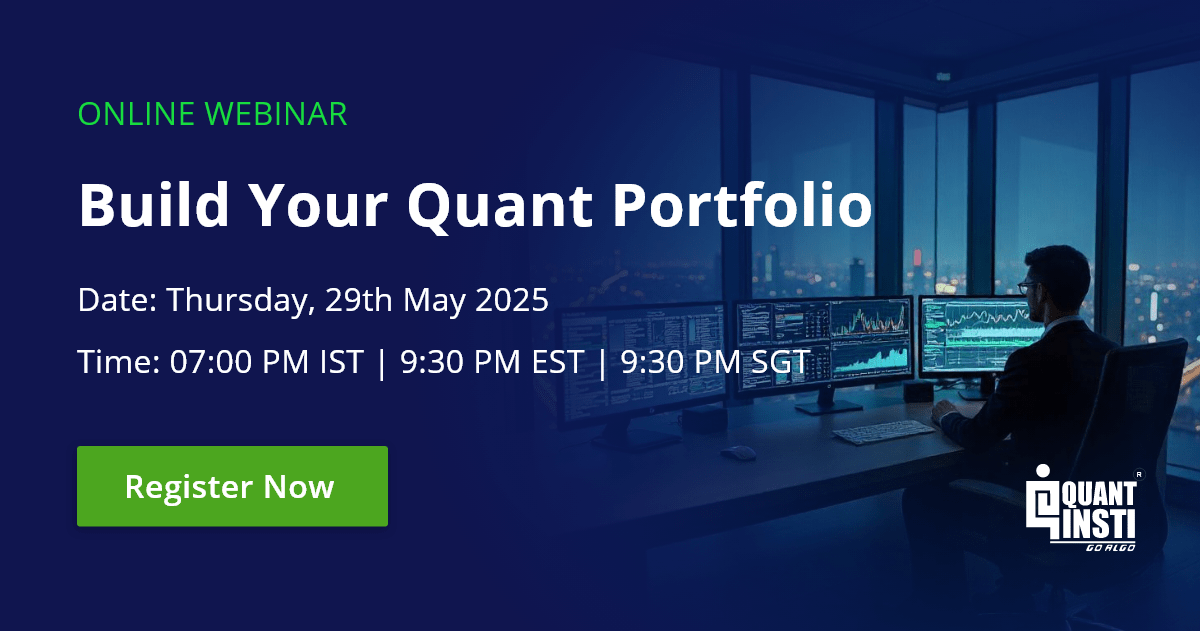 Build Your Quant Portfolio: First Steps into Algorithmic Trading Build Your Quant Portfolio: First Steps into Algorithmic Trading